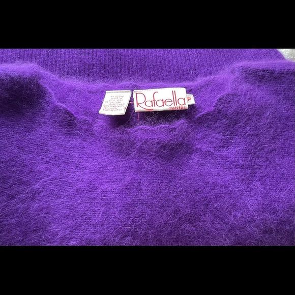 Rafaella | Sweaters | Purple Angora Wool Sweater | Poshmark